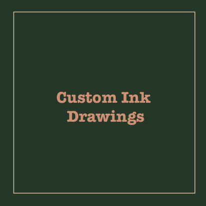 Custom Portrait Ink Drawing – Adele by Adele Jackson